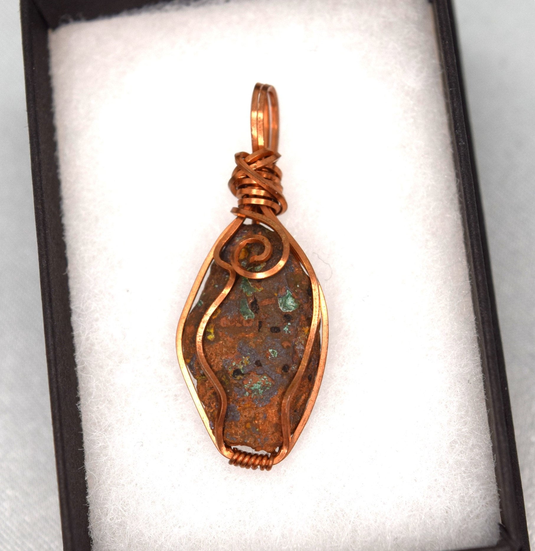 Alaskan Copper Nugget in Copper Pendant | NATURE'S JEWELS Rock Shop ...